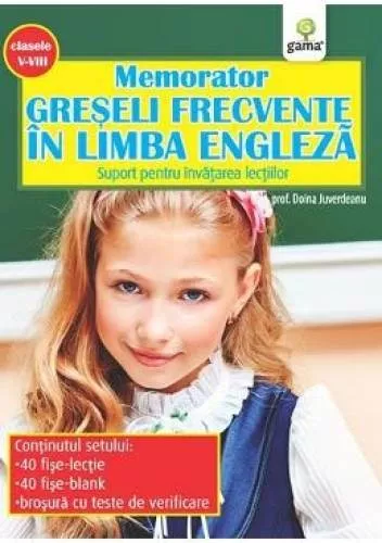 Memorator Greseli Frecvente In Limba Engleza Cls 5-8 978-973-149-488-3