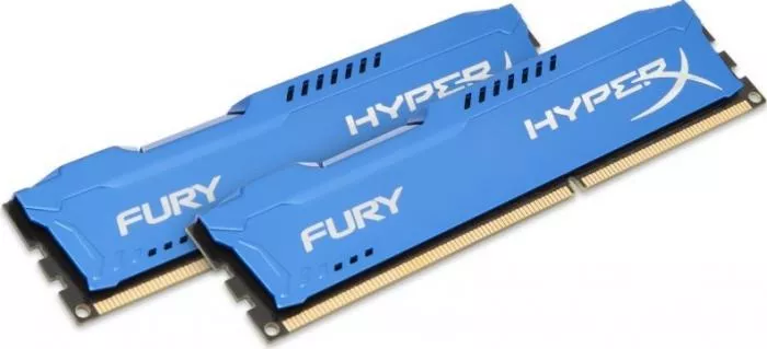 Kit Memorie HyperX Fury Blue 8GB 2x4GB DDR3 1866 MHz hx318c10fk2/8 - cel.ro