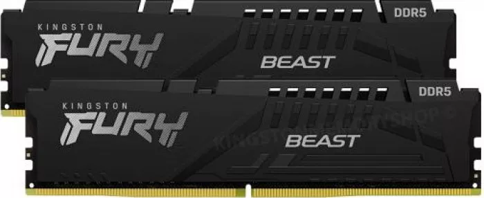 Kit Memorie RAM Kingston Fury Beast 64GB 2x32GB DDR5 5600MHz CL40 Dual Channel - cel.ro