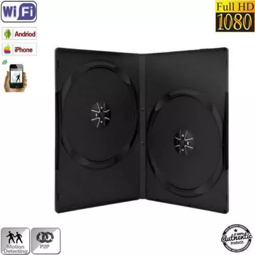 Microcamera video spion wi-fi p2p mascata in carcasa DVD coperta 720p 32 Gb - cel.ro