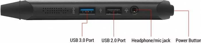 Mini PC Stick Asus TS10-B006D Intel Atom Cherry Trail Z8350 32GB eMMC ...