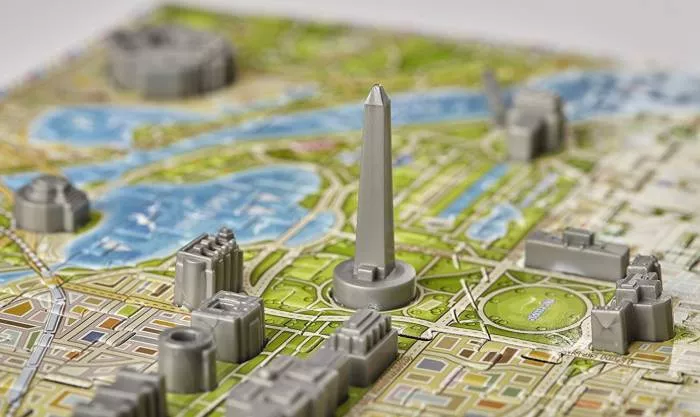 Mini Puzzle Washington DC 4D Cityscape pzz00027 - cel.ro