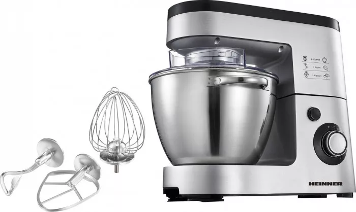 Mixer planetar Heinner HPM-1500XMC-V2 1500W 6 viteze Bol 5.5l Inox - cel.ro
