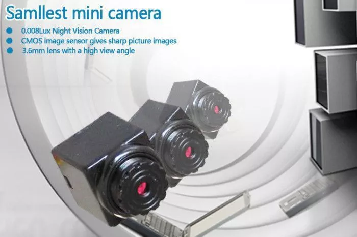 Modul microcamera CCTV de spionat si supraveghere 2 grame 90 de Grade ...