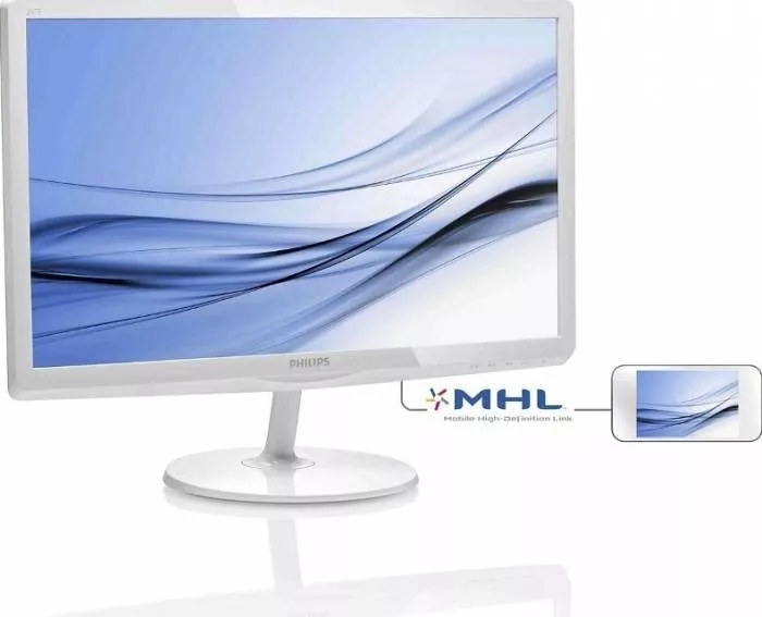 Monitor LED 23.6 Philips -line 247E6EDAW FulHD 5ms White 247e6edaw/00 ...