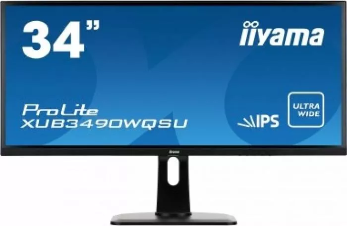 Monitor LED 34 Iiyama XUB3490WQSU-B1 UWQHD IPS 5ms Negru xub3490wqsu-b1 - cel.ro