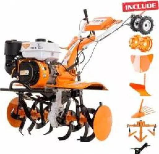 Motosapatoare Ruris 731ACC 7.5CP + Roti cauciuc Rarita Plug Adaptor ...