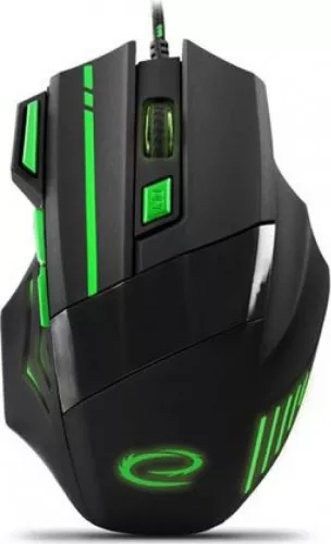 Mouse Gaming Esperanza EGM201G Wolf USB 2400dpi Green ESP-EGM201G - cel.ro