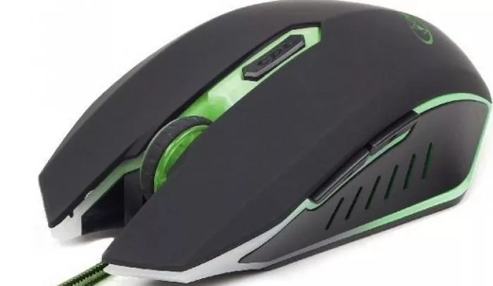 Mouse Optic Gembird MUSG-001 2400dpi Green musg-001-g - cel.ro