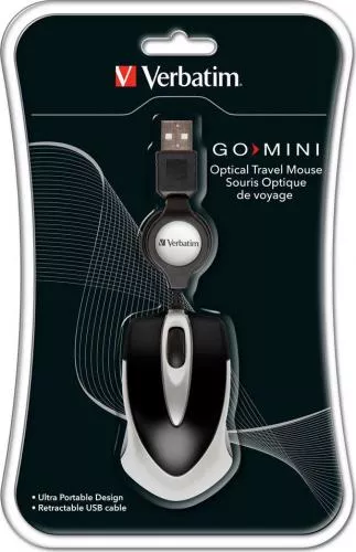 Mouse Laptop Verbatim Optical Mini Mouse Black 49020 - cel.ro