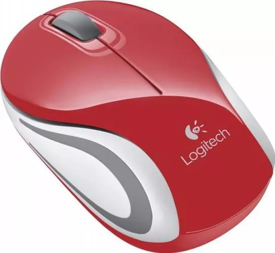 Mouse Logitech M187 Wireless Mini Rosu 910-002732 910-002732 - cel.ro