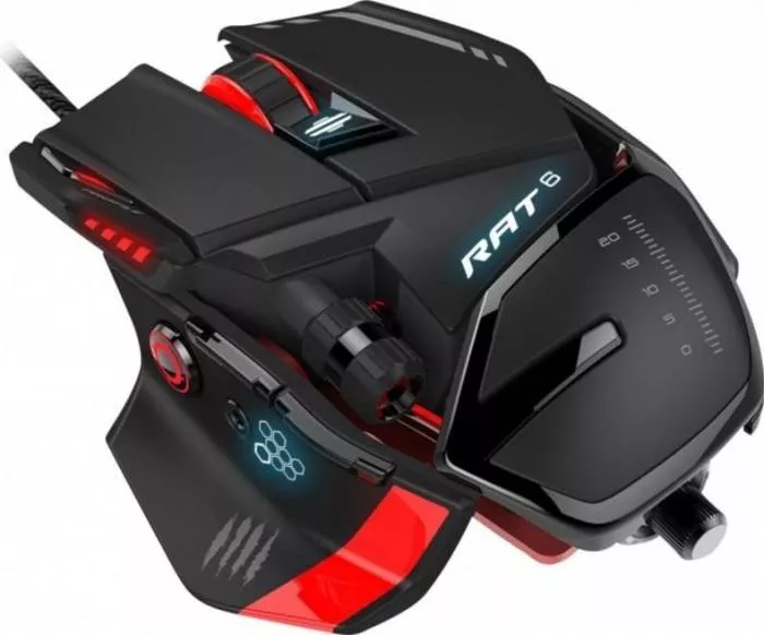 Mouse Mad Catz RAT 6 USB 8200dpi Black madcz_rat6 - cel.ro