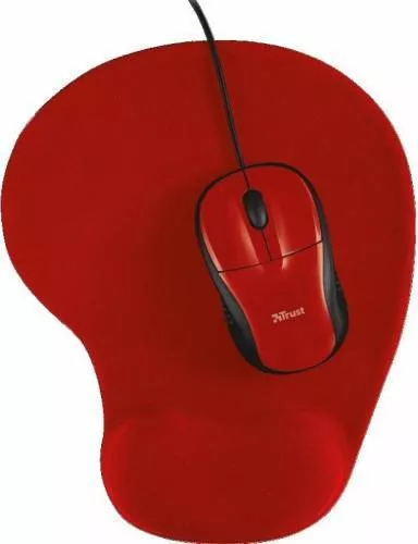 Mouse Trust Primo USB + Mouse Pad Red 20427