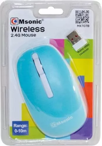 Mouse Wireless Vakoss Msonic MX707B USB 1000dpi Blue mx707b - cel.ro