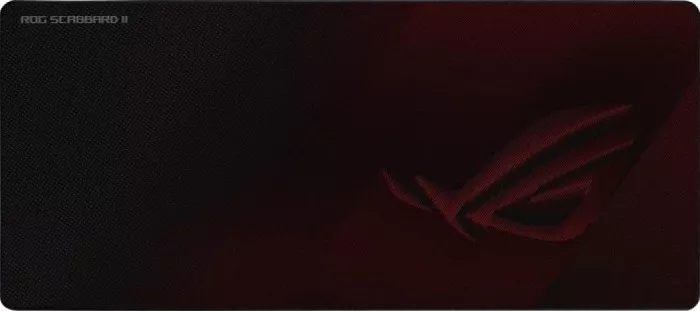 Mousepad Gaming ASUS ROG Scabbard II Negru-Visiniu 90mp0210-bpua00 - cel.ro