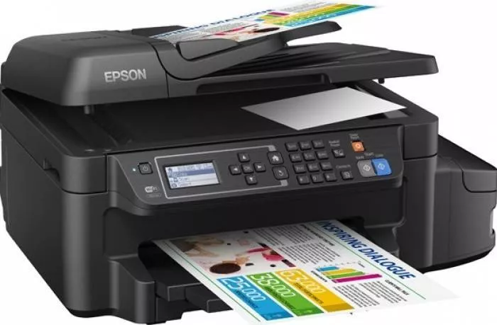 Multifunctionala Color Epson Inkjet CISS L655 Duplex Wireless Fax ...