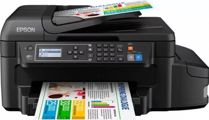 Multifunctionala Color Epson Inkjet CISS L655 Duplex Wireless Fax ...
