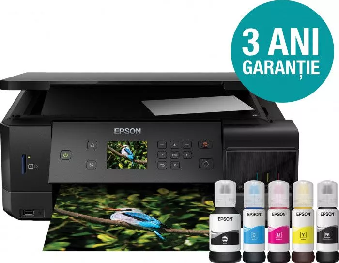 Multifunctionala Inkjet Color Epson EcoTank L7160 A4 CISS c11cg15402 ...