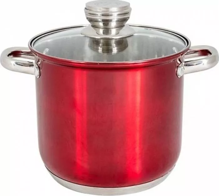 Oala cu capac Grunberg 20 cm Rosu gr4120_rosu - cel.ro