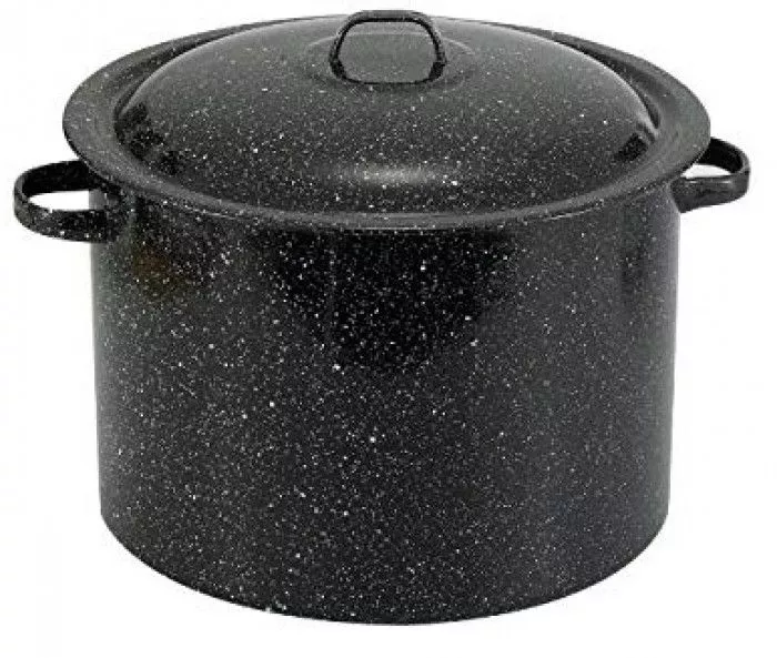 Oala emailata cu capac 40lt la CEL.ro