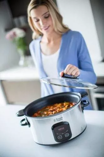 Oala Slow cooker Russell Hobbs MaxiCook 22750-56 6L 3 setari Control ...