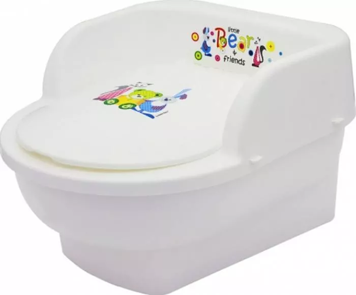 Olita copii MyKids Throne Little Bear and Friends Alb 00007258 - cel.ro