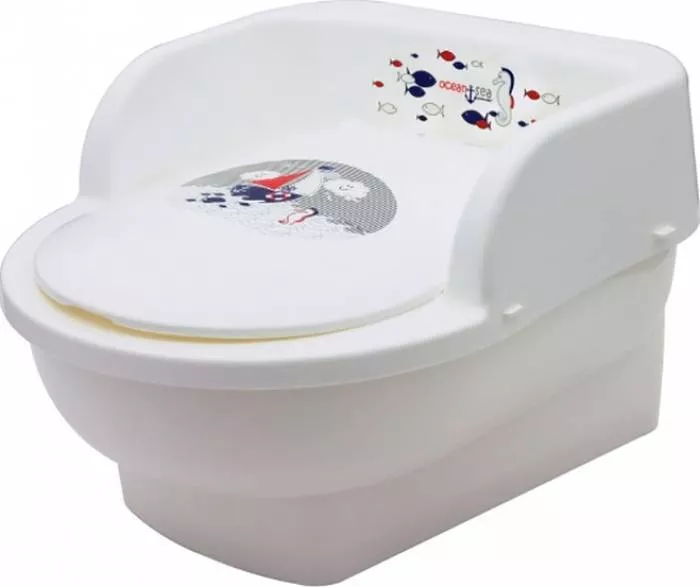 Olita copii MyKids Throne Ocean Sea Alb 00007233 - cel.ro