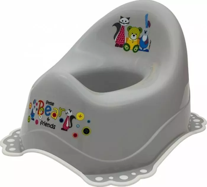 Olita muzicala MyKids Little Bear and Friend sistem antialunecare Gri ...