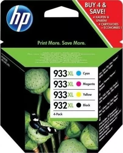 Pachet 4 cartuse HP 932XL Negru 933XL Cyan Magenta Galben c2p42ae - cel.ro