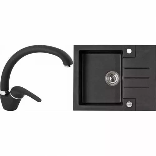 Pachet Chiuveta Alveus Rock 30 A91 595x475x160 Compozit + Baterie Diana ...