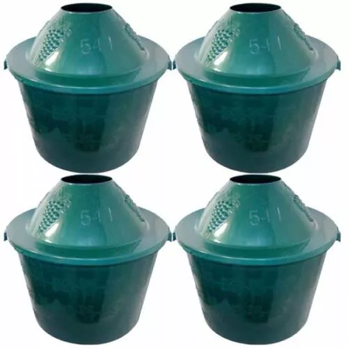 Pachet 4 bucati - Cos damigeana 54 litri Din plastic verde pac0072 - cel.ro