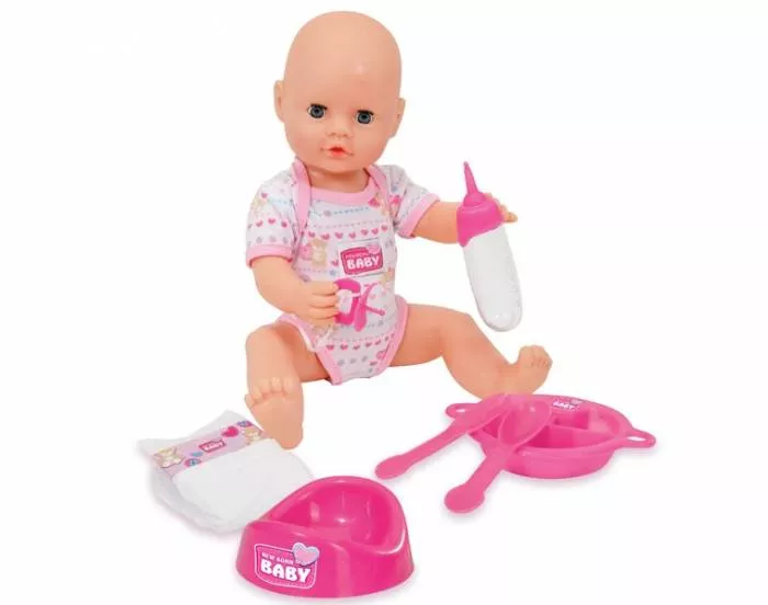 Papusa cu accesorii 38 cm Newborn Simba 5037975 - cel.ro