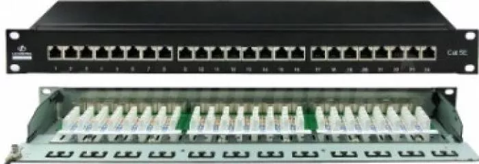 Patch panel Linkbasic FTP 24-port Cat.5e pns24-sc5e - cel.ro