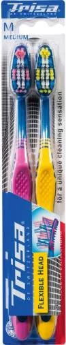 Periuta dinti Trisa Flexible Head Medium Duo 630438 - cel.ro