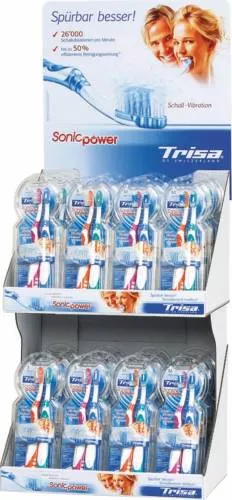 Periuta electrica Trisa Sonic Power Twin Pack Medium 608882 - cel.ro