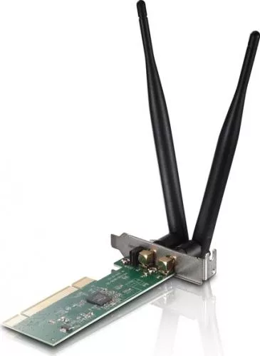 Placa de retea Wireless Netis WF2118 300Mbps PCI antene detasabile ...