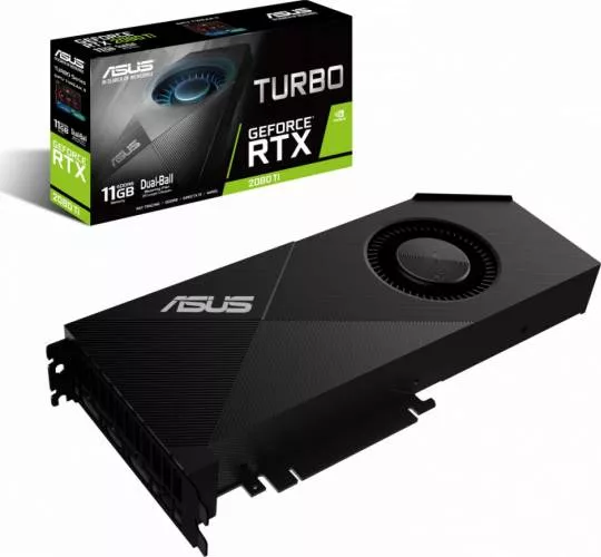 Placa video ASUS GeForce RTX 2080Ti TURBO 11GB GDDR6 352-bit turbo ...