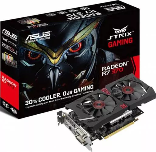 Placa video Asus Radeon R7 370 Strix OC Gaming 4GB DDR5 256Bit - cel.ro