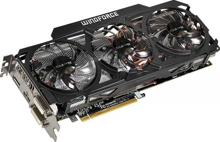 Placa video Gigabyte AMD Radeon R9 290 OC 4GB DDR5 512Bit WF3 gv-r929oc ...