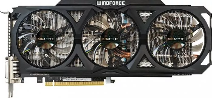 Placa video Gigabyte GeForce GTX 760 OC 2GB DDR5 Windforce 3X gv-n760oc ...