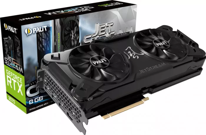 Placa video Palit nVidia GeForce RTX 3070 JetStream OC 8GB GDDR6 256 ...