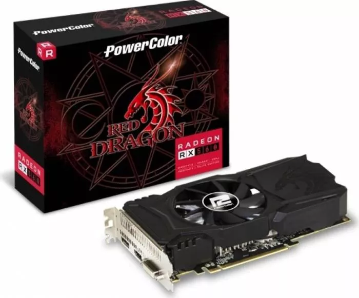Placa video PowerColor Radeon RX 550 4GB GDDR5 128bit axrx 550 4gbd5-dha - cel.ro