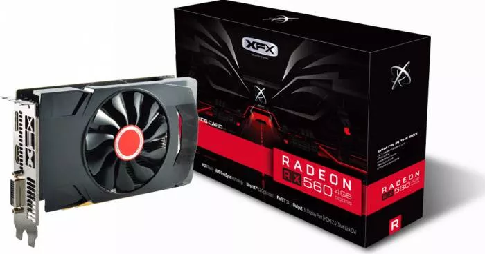 Placa video XFX Radeon RX 560 2GB GDDR5 128 bit rx-560d2sfg5 - cel.ro