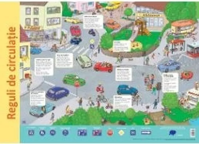 Plansa Reguli de circulatie 978-606-683-712-5 - cel.ro