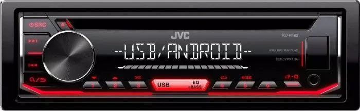 Player Auto JVC KDR492 1DIN 50W Aux-in CD USB Subwoofer control KDR492 ...