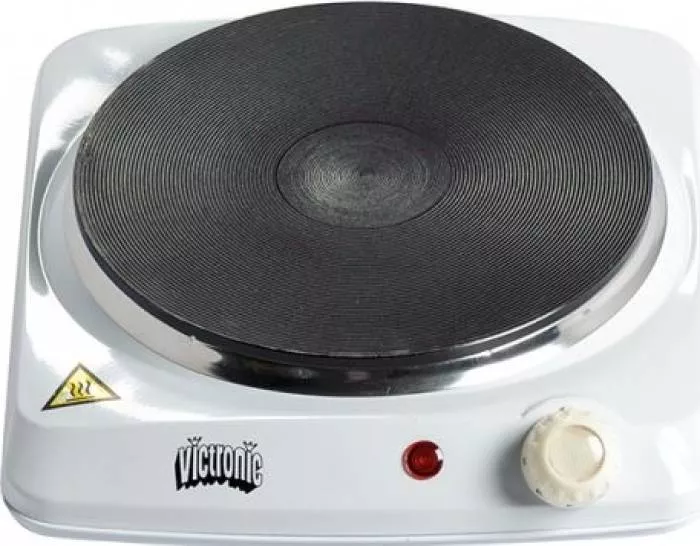 Plita electrica 1 Arzator Victronic 1500 W Termostat Alb vc519 - cel.ro