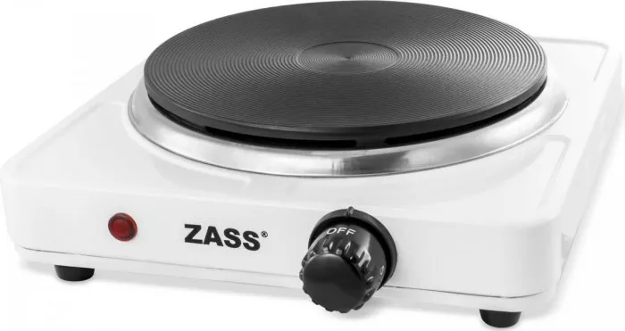 Plita electrica Zass ZHP 06A 1500W 1 Arzator Alb ZHP 06 A - cel.ro