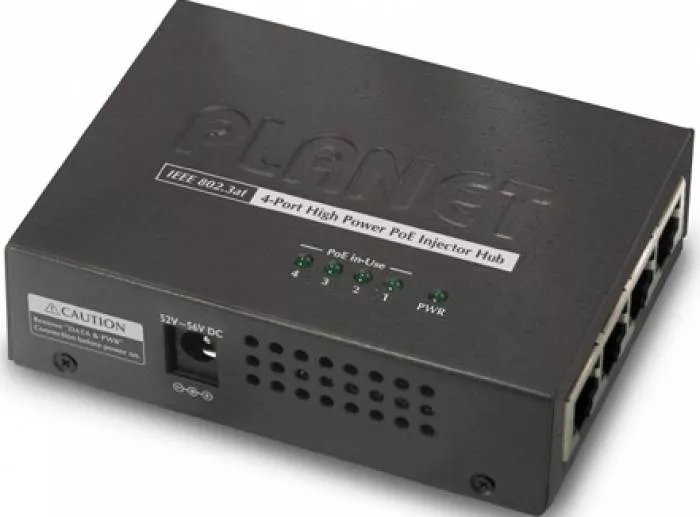 PoE Injector Hub Planet HPOE-460 Midspan hpoe-460 - cel.ro