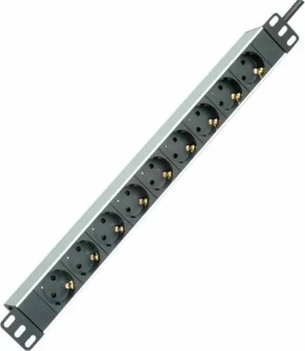 Prelungitor Roline pentru cabinet 19 inch PDU Schuko la 9 prize Schuko ...