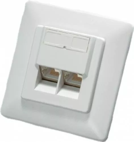 Priza RJ45 Ingropata Roline - Cat 6 Ecranata 25.16.8492-20 - cel.ro